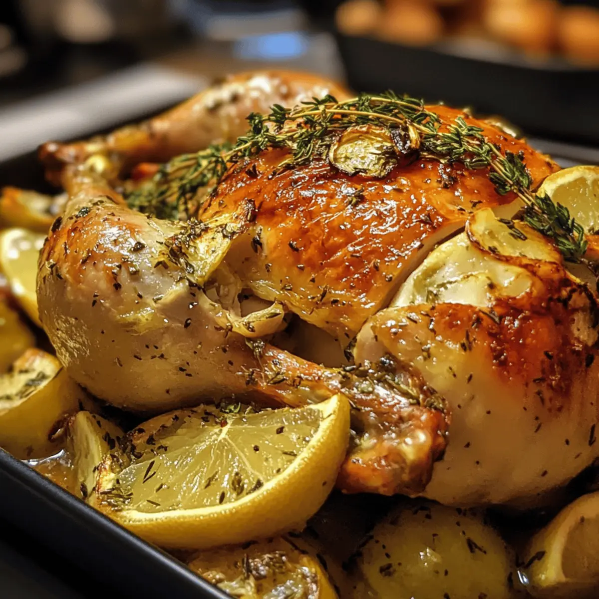 Easy Lemon Herb Roast Chicken: Irresistible Juicy Perfection