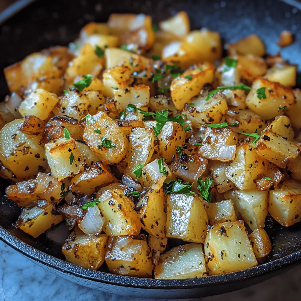 Ultimate Delicious Crispy Savory Potato & Onion Hash