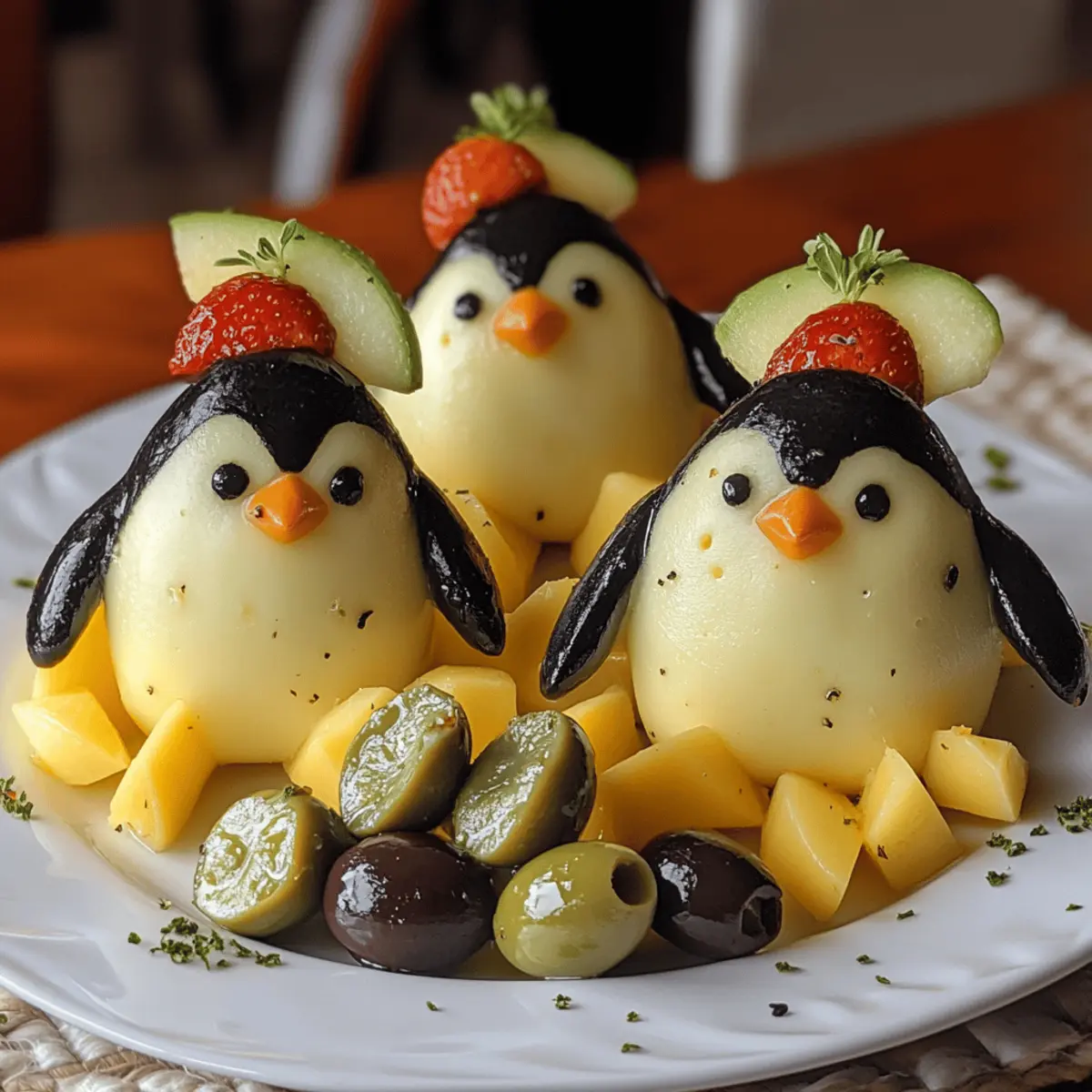 Ultimate Irresistible Creamy Olive and Cheese Penguins recipe
