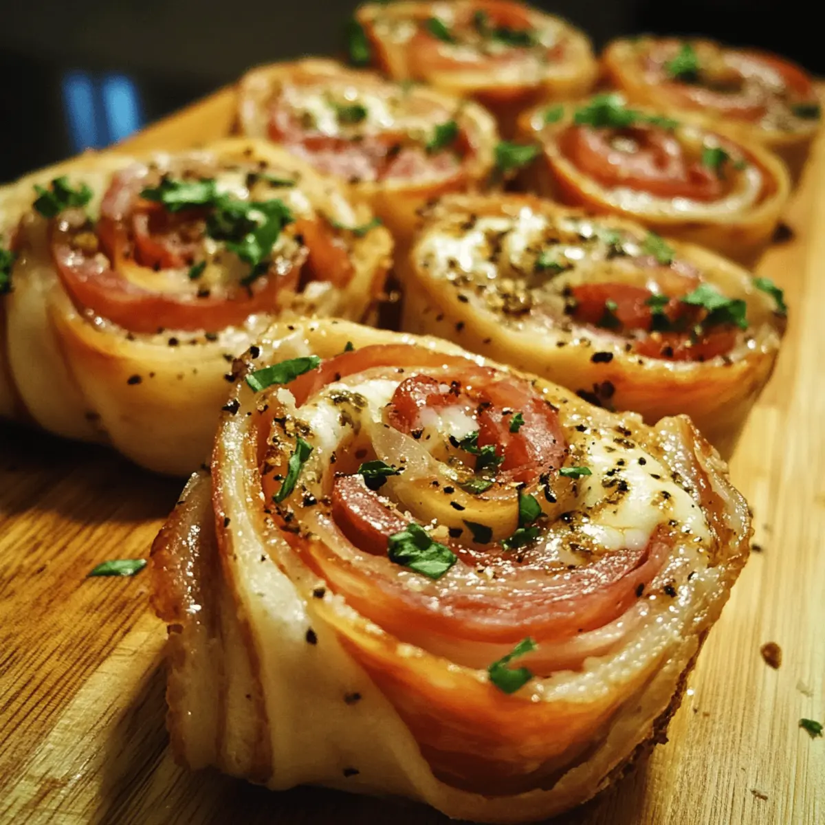 Irresistible Delicious Prosciutto and Mozzarella Pinwheels recipe