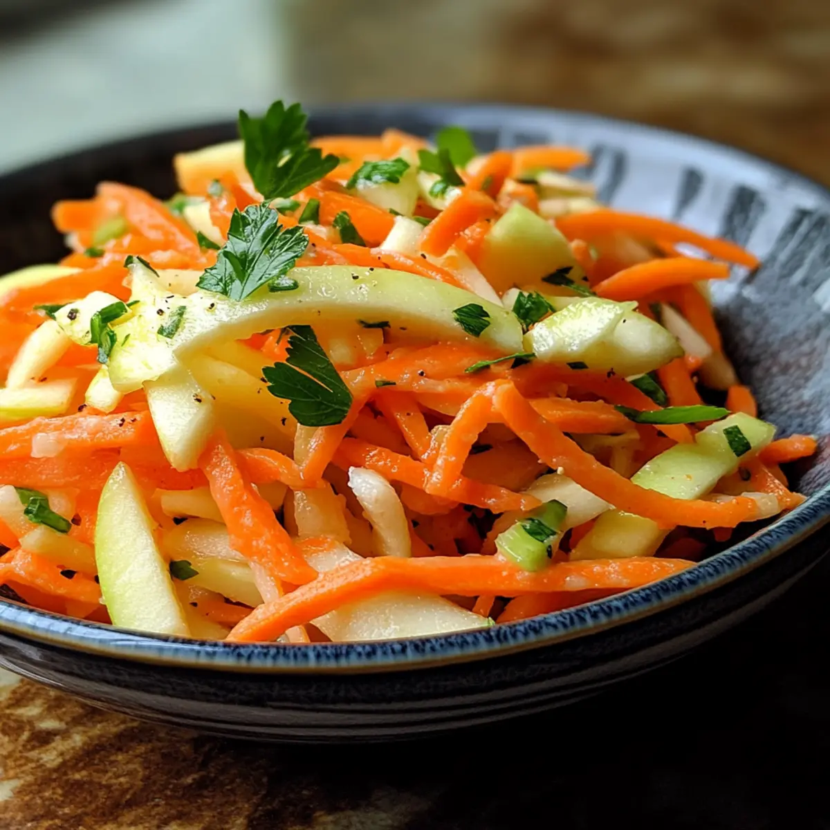 Easy Apple Carrot Slaw: Refreshing, Crunchy & Delicious